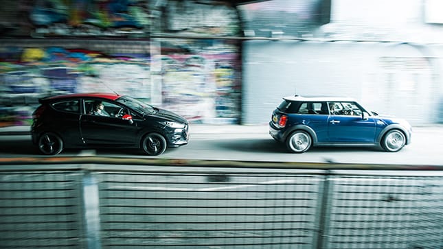 Mini Cooper vs Ford Fiesta EcoBoost