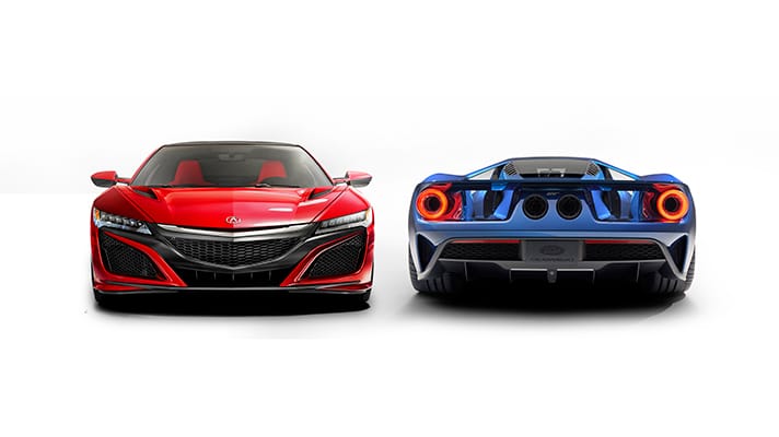 Ford GT vs Honda NSX: FIGHT!