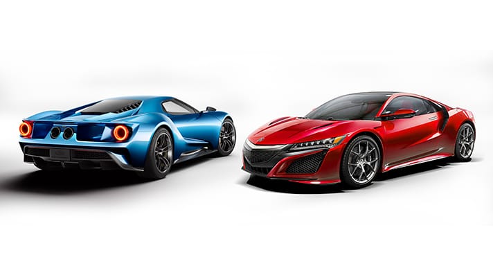 Ford GT vs Honda NSX: FIGHT!