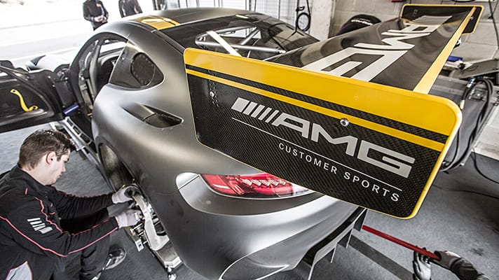 Up close with Merc’s AMG GT3 racer