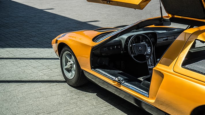 TG drives the Merc C111 concept