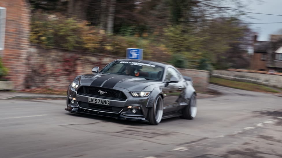 Driving Liberty Walk's monster Mustang | Top Gear