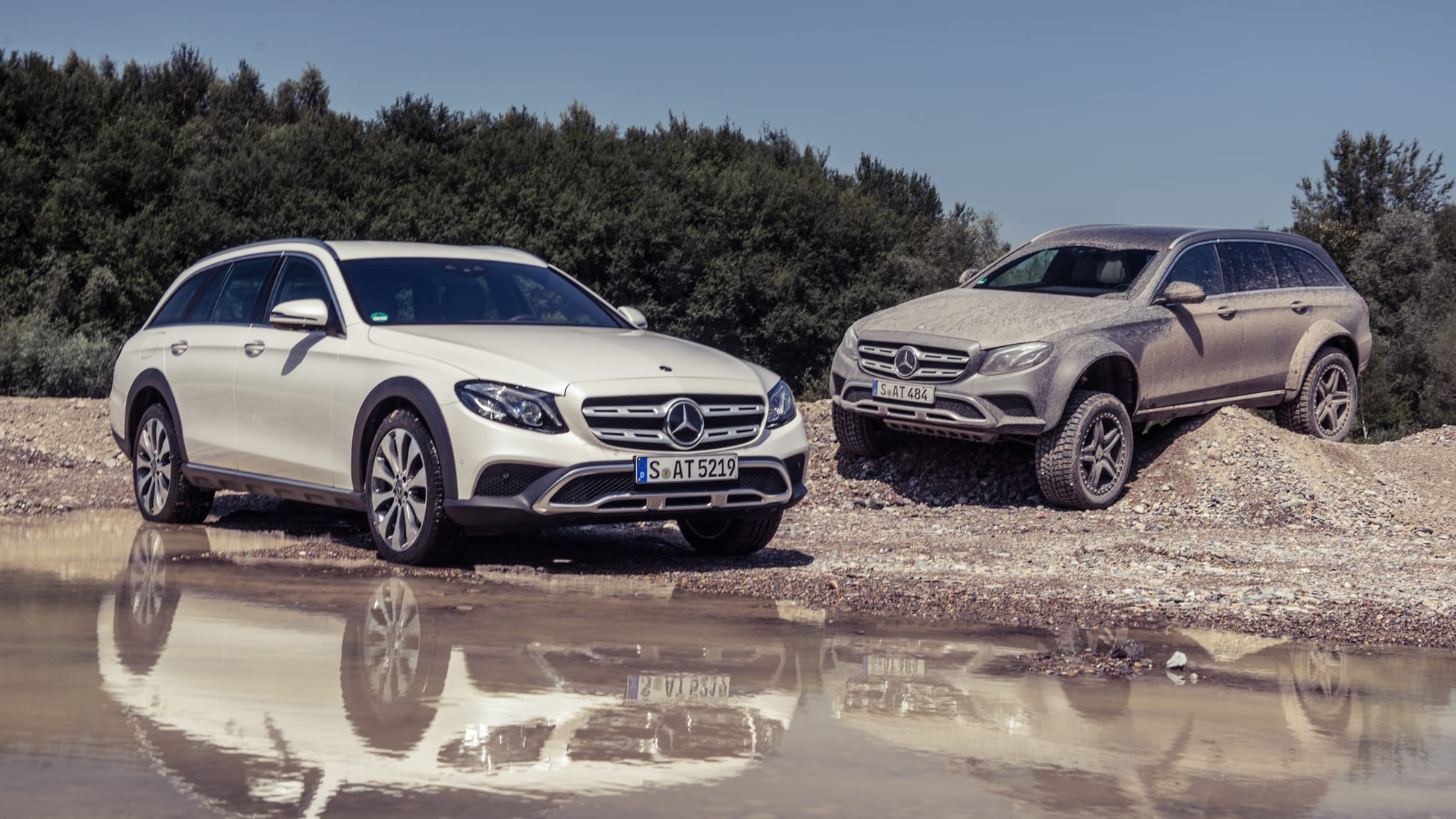 Off-roading in Mercedes' crazy E-Class 4x4² | Top Gear