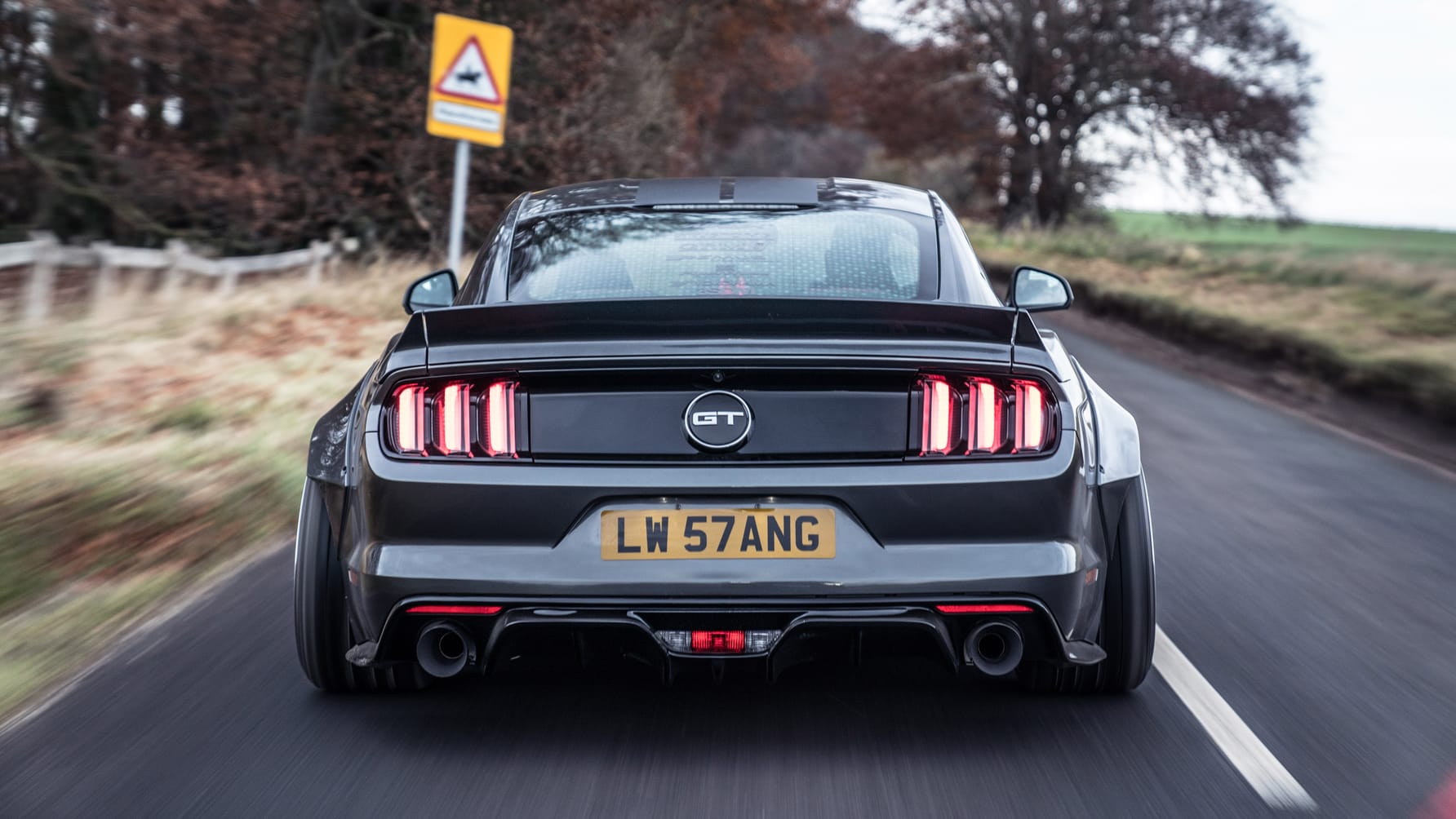 Driving Liberty Walk's monster Mustang | Top Gear