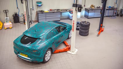 Driving the Jaguar I-Pace prototype on ice | Top Gear