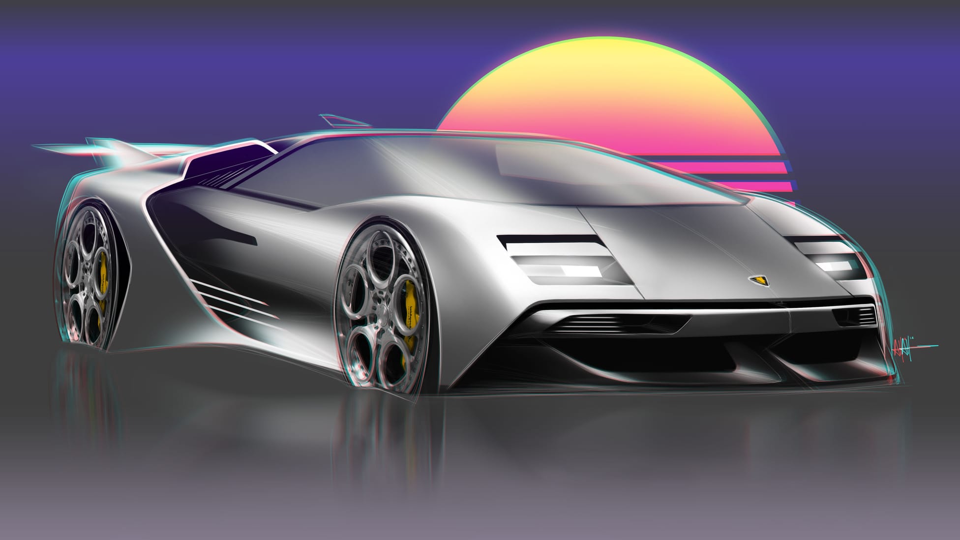 Recreating the Lambo Countach as a modern supercar | Top Gear