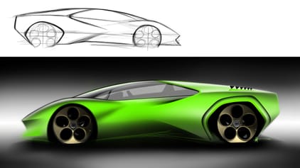 Recreating the Lambo Countach as a modern supercar | Top Gear