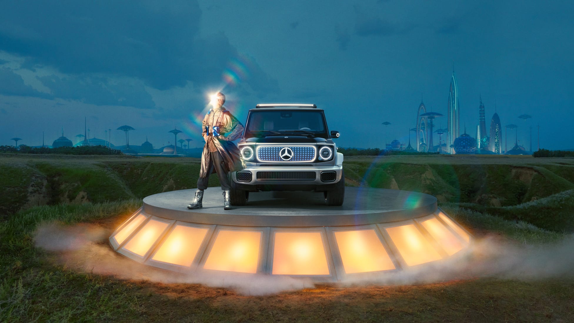 The Mercedes G-Class has gone electric: this is the EQG concept | Top Gear