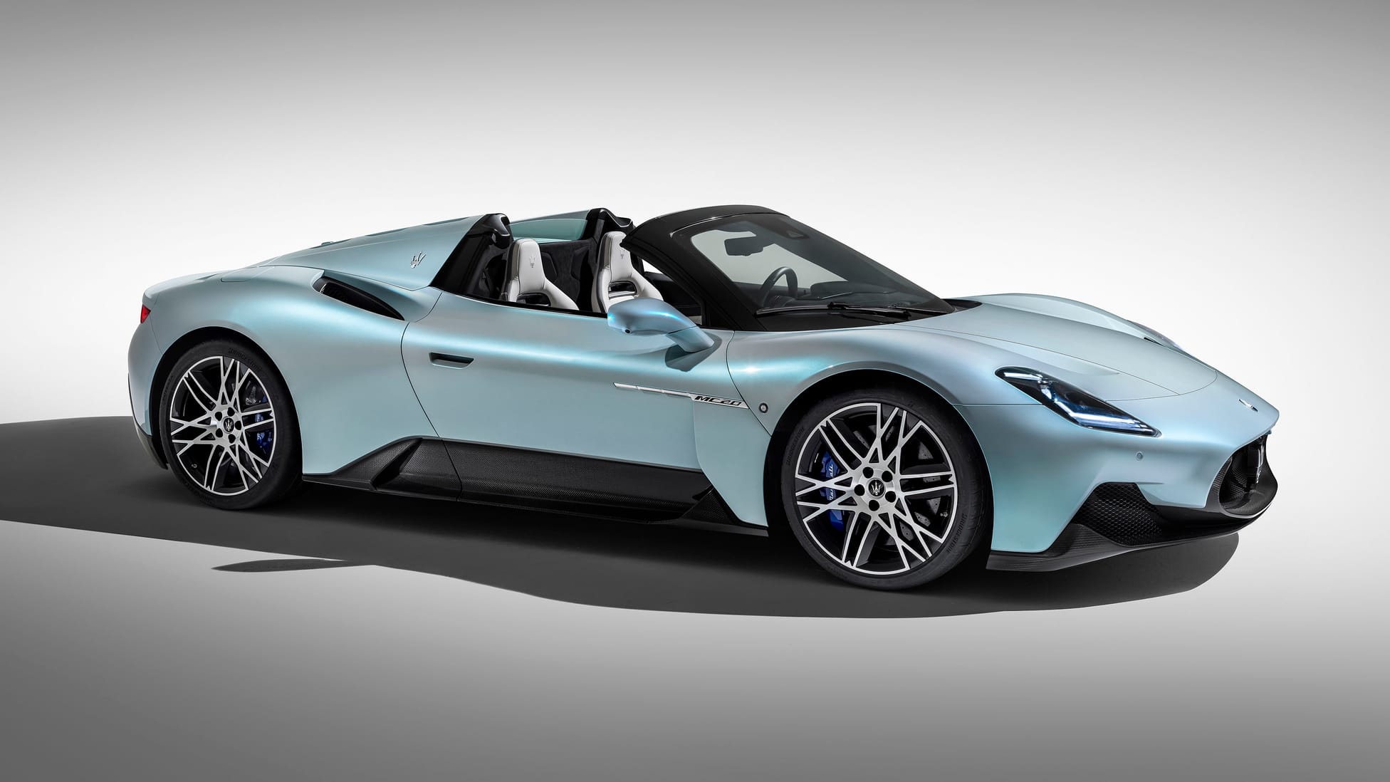 This is the new 200mph Maserati MC20 Cielo spyder, and yes, it’s ...