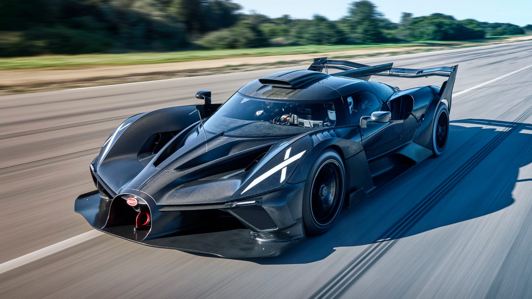 Afterburn: flat out in the Bugatti Bolide | Top Gear