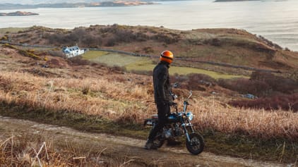 Monkey business: Venturo biking on the remote Scottish island of Jura ...
