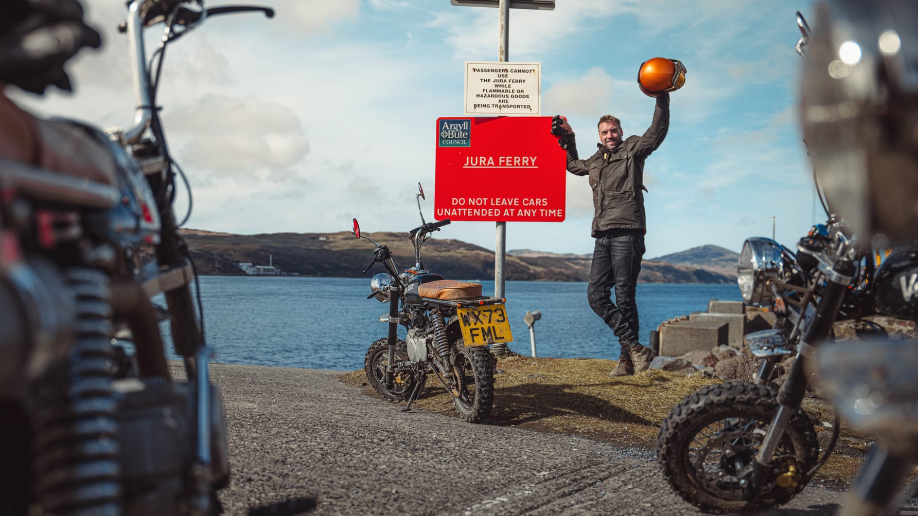 Monkey business: Venturo biking on the remote Scottish island of Jura ...