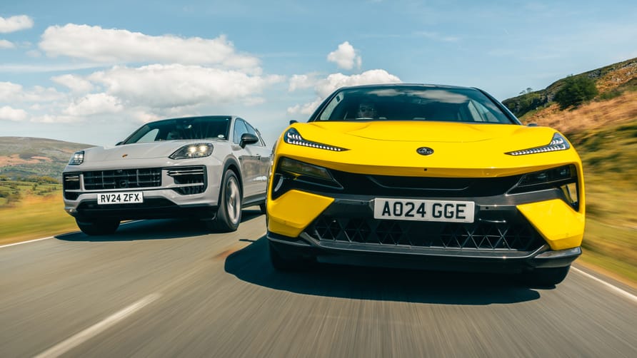 Electrified super SUVs: Lotus Eletre R vs Porsche Cayenne Turbo e ...