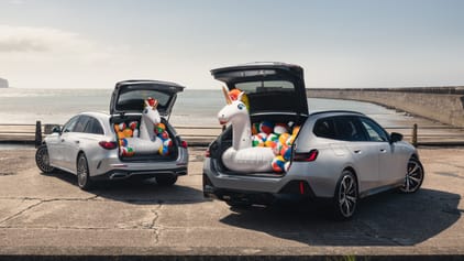 BMW i5 Touring vs Mercedes E-Class Estate | Top Gear