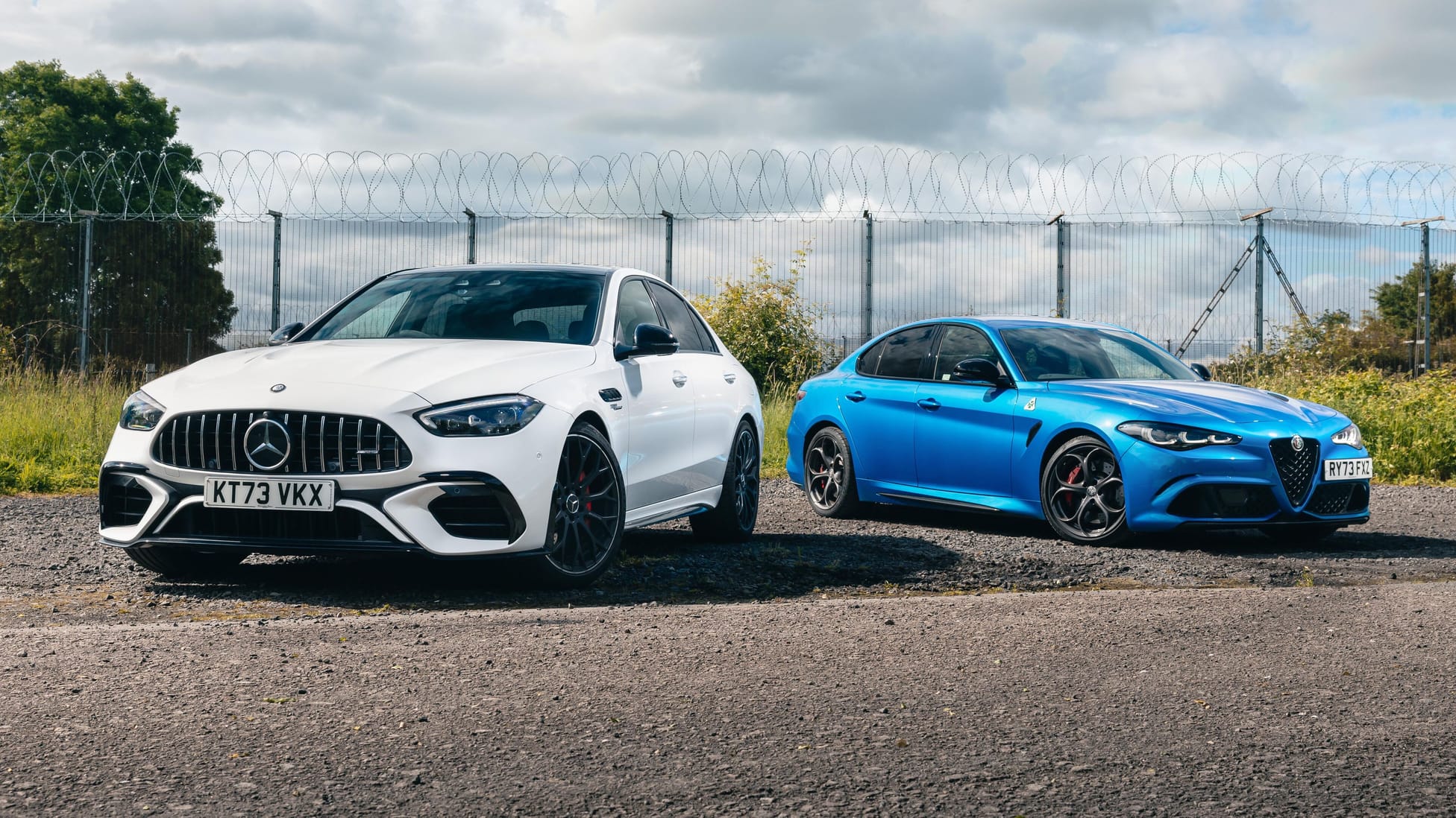 Head to head: Mercedes-AMG C63 S vs Alfa Romeo Giulia Quadrifoglio ...