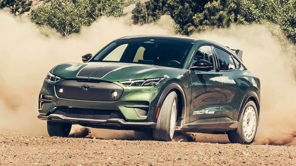 Off-road in the Ford Mustang Mach-E Rally: can we beat Google Maps to ...