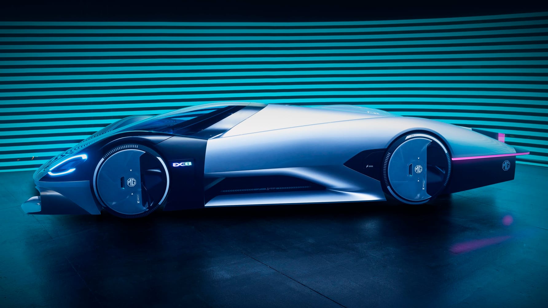 The MG EXE181 concept pays homage to the EX181 Land Speed car of 1957 ...