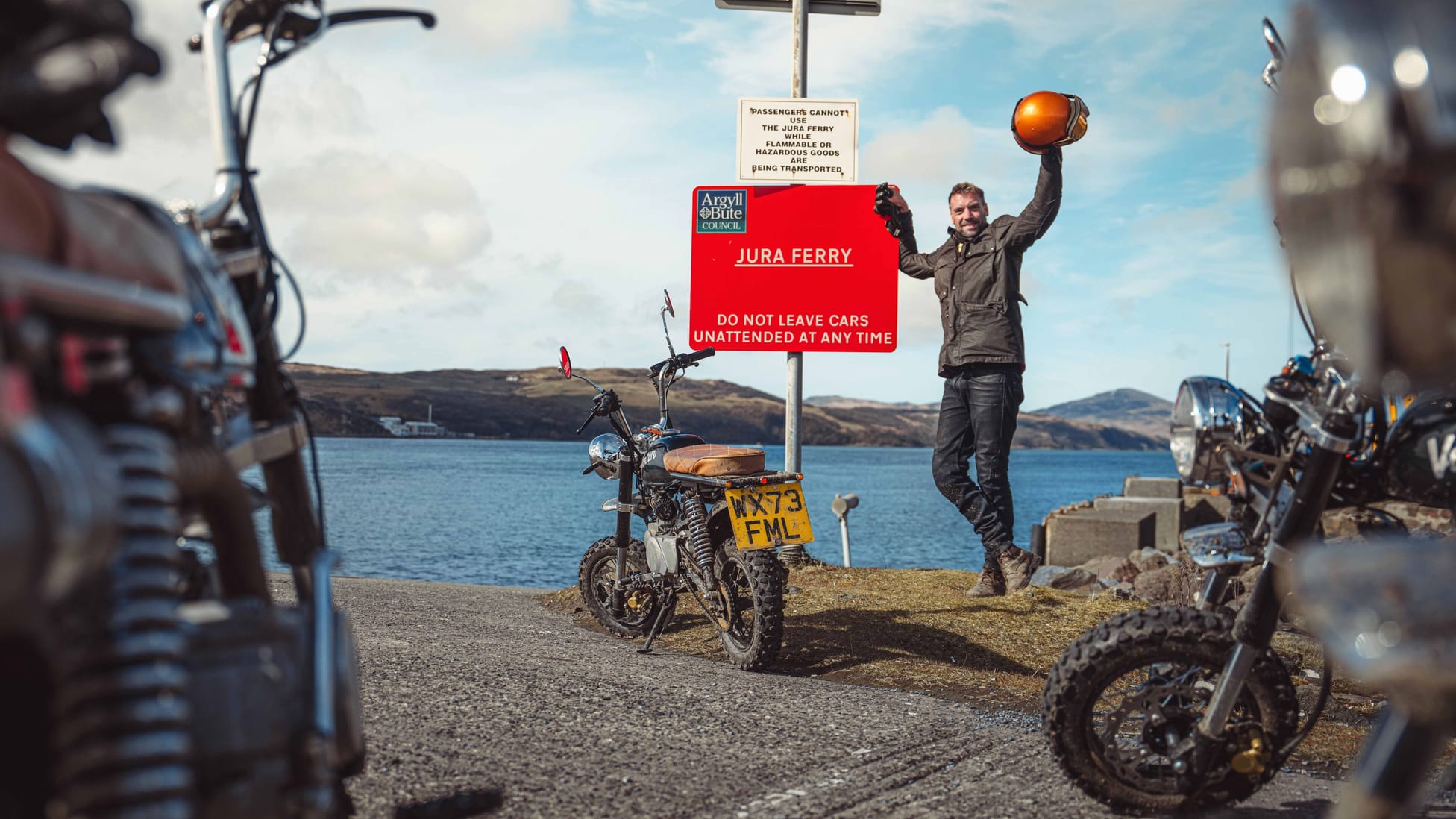 Monkey business: Venturo biking on the remote Scottish island of Jura ...