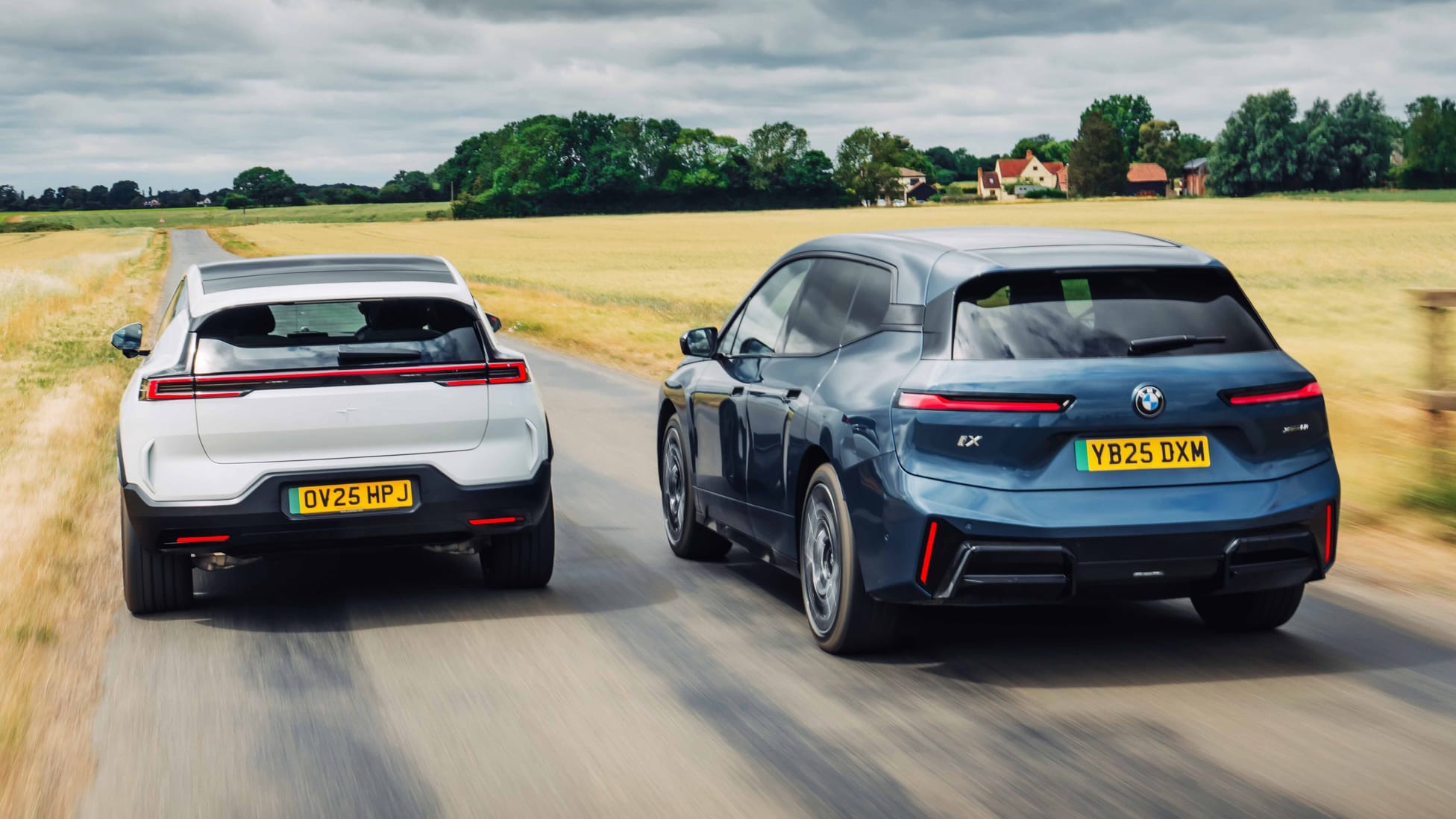 BMW iX vs Polestar 3: battle of the posh electric SUVs | Top Gear