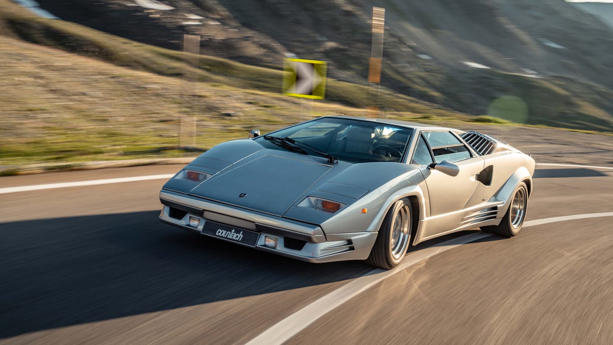 "Plain hard work": driving the last ever Lamborghini Countach up the ...