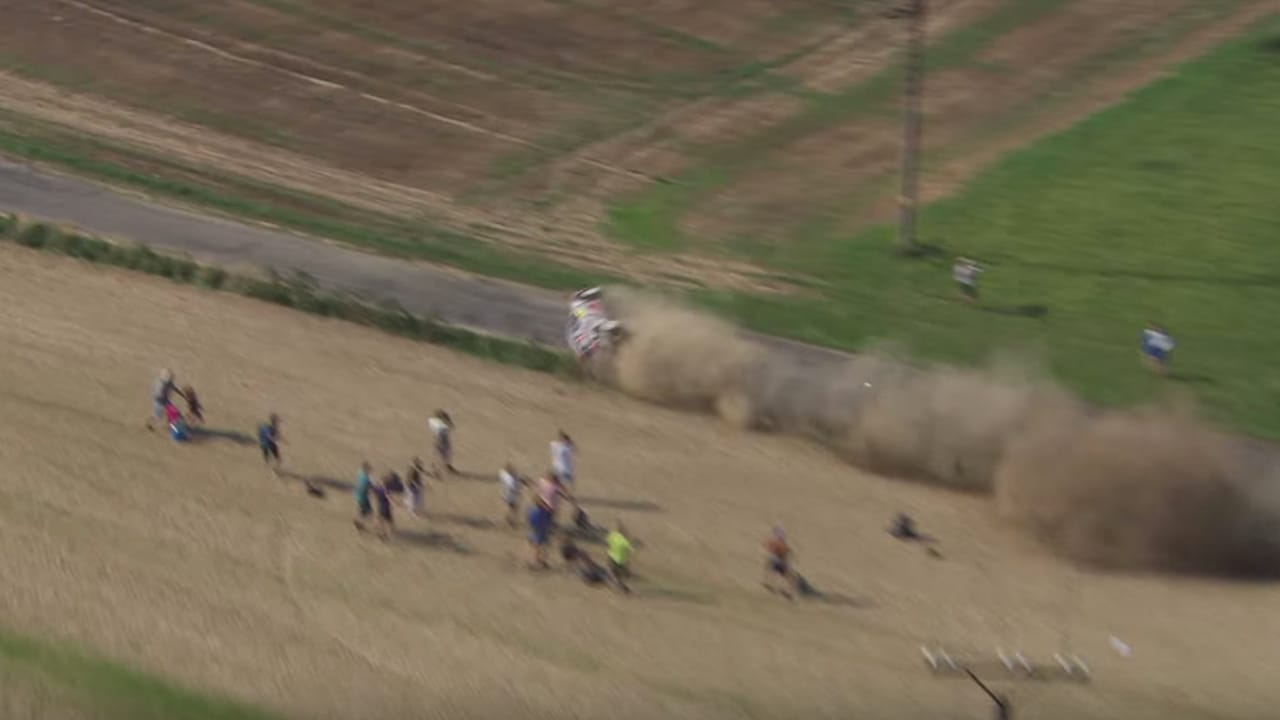 You have to watch this spectacular rally car crash | Top Gear