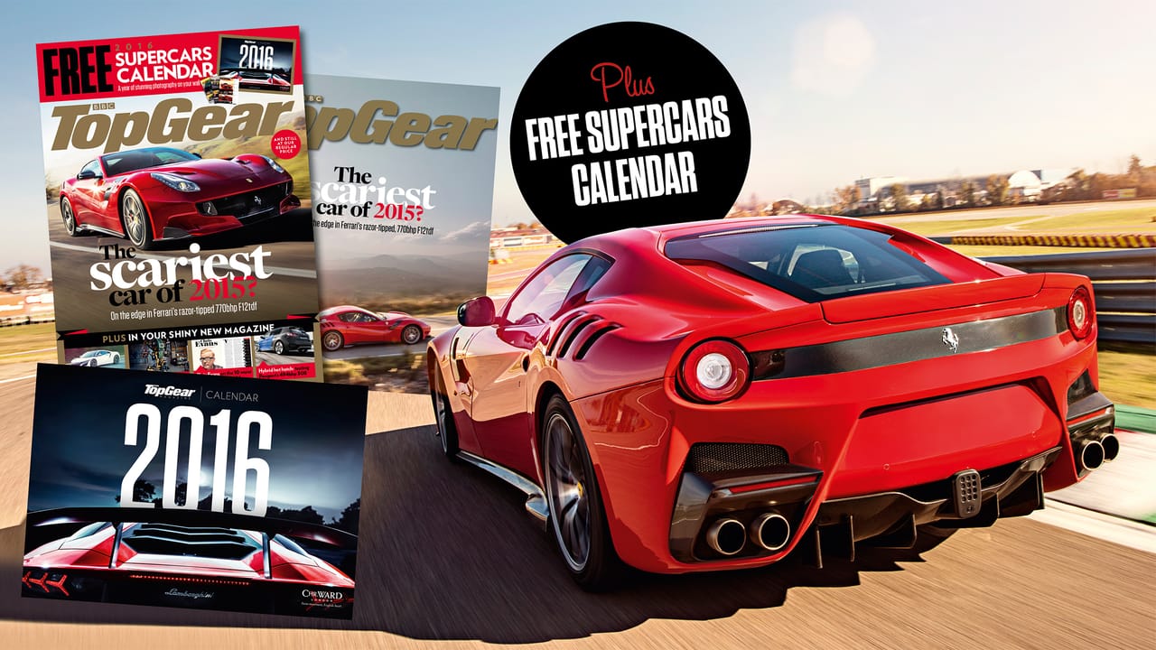 The new Top Gear mag is here, with a FREE 2016 supercar calendar! | Top ...