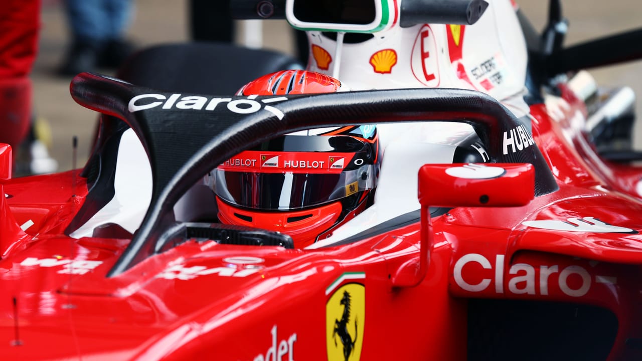 F1: Kimi Raikkonen tests ‘halo’ cockpit protection concept | Top Gear