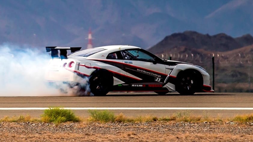 A Nissan GT-R has just set a drifting world record | Top Gear