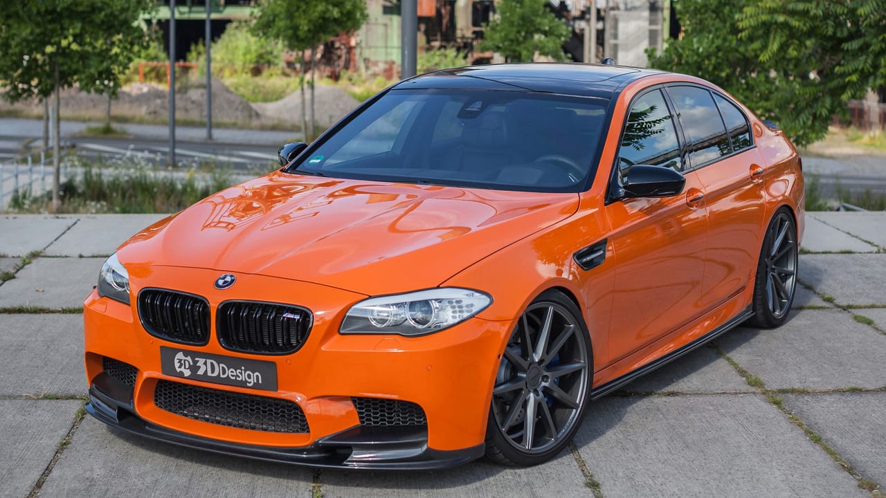 A tuner has built a bright orange, 818bhp BMW M5 | Top Gear