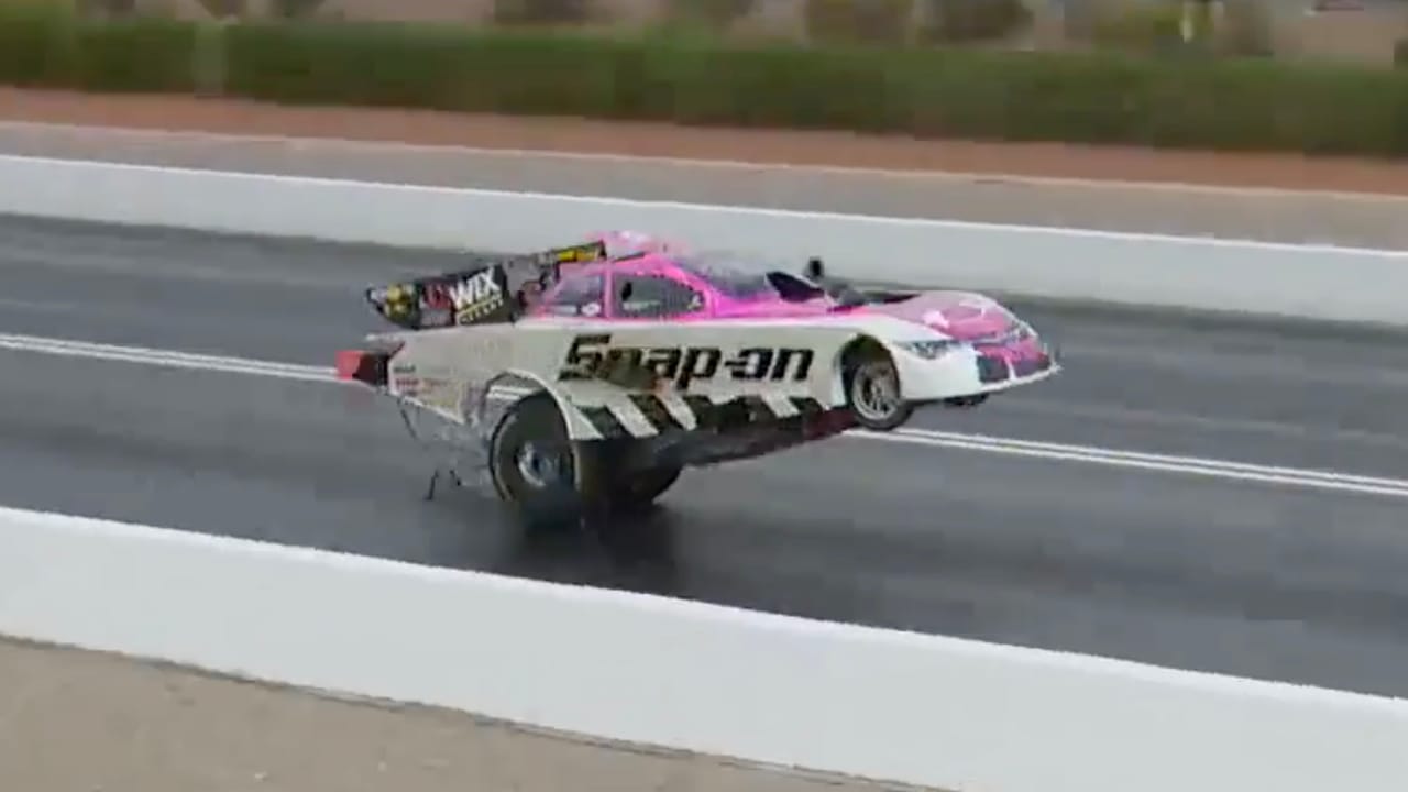 Watch: drag-racer pulls the perfect wheelie | Top Gear