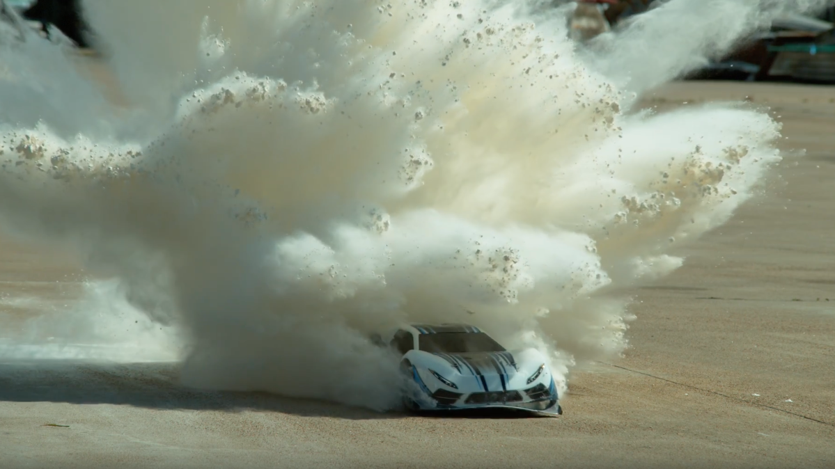 Watch this 100mph RC car create awesomeness in slow motion | Top Gear