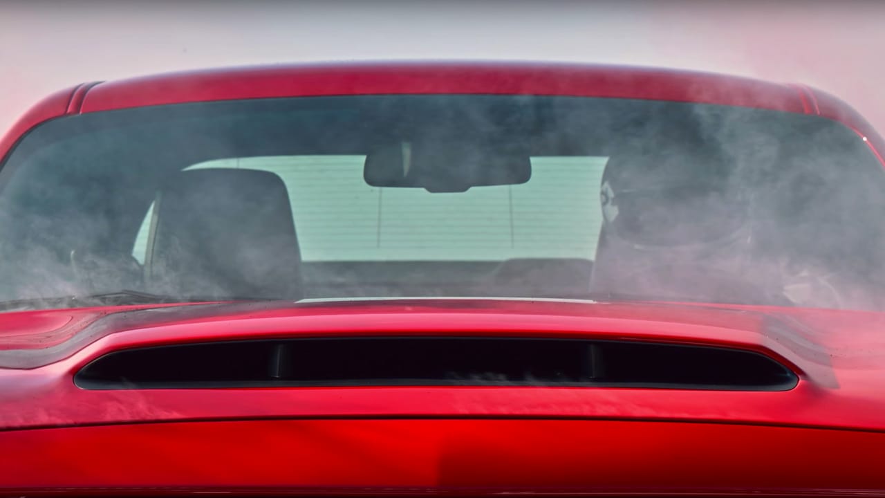 Scoop! New Challenger Demon gets monster cold-air intake | Top Gear