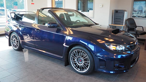 Holy moly, it's a Subaru Impreza convertible | Top Gear