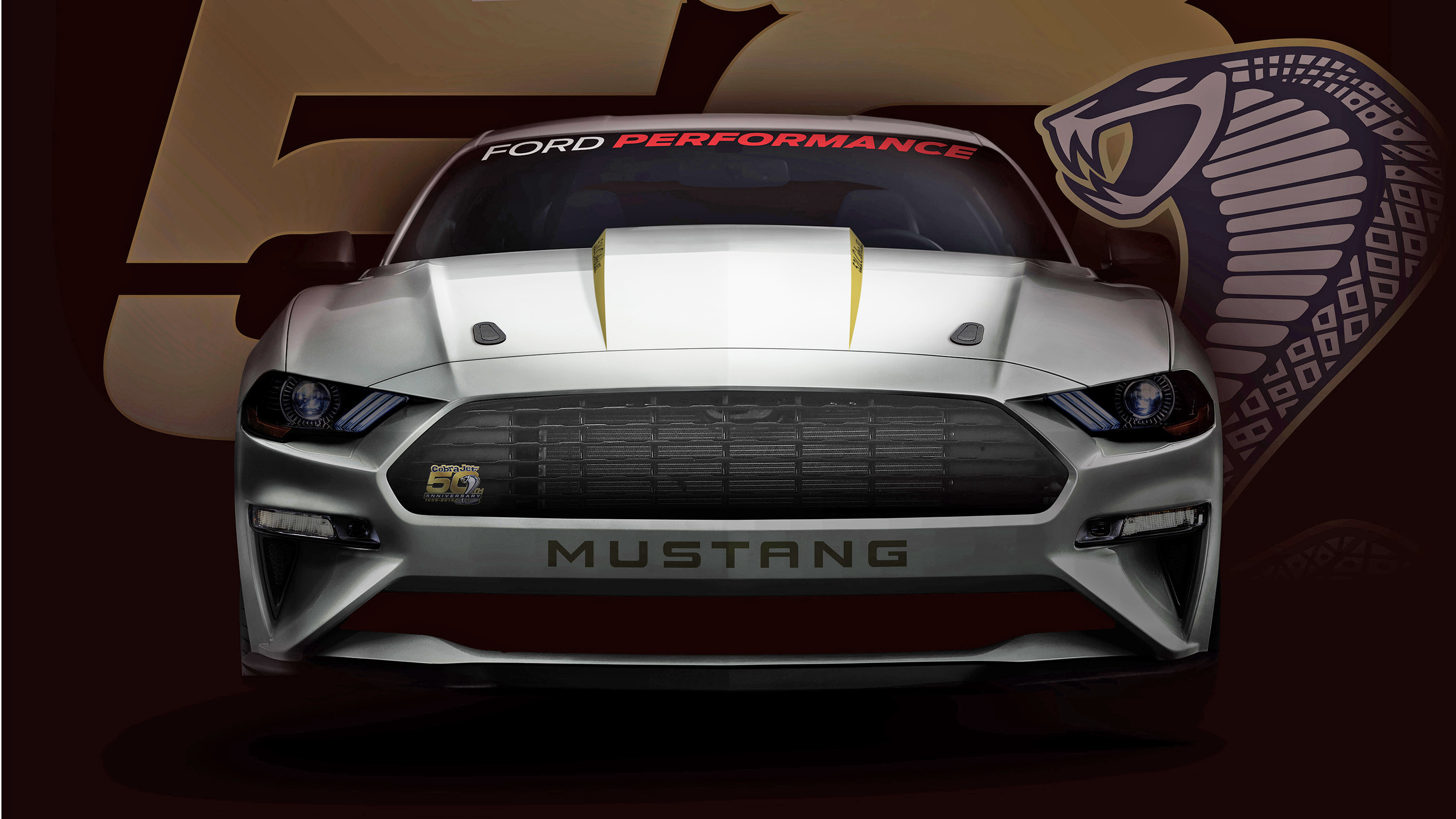 Mustang Cobra Jet Car Logo