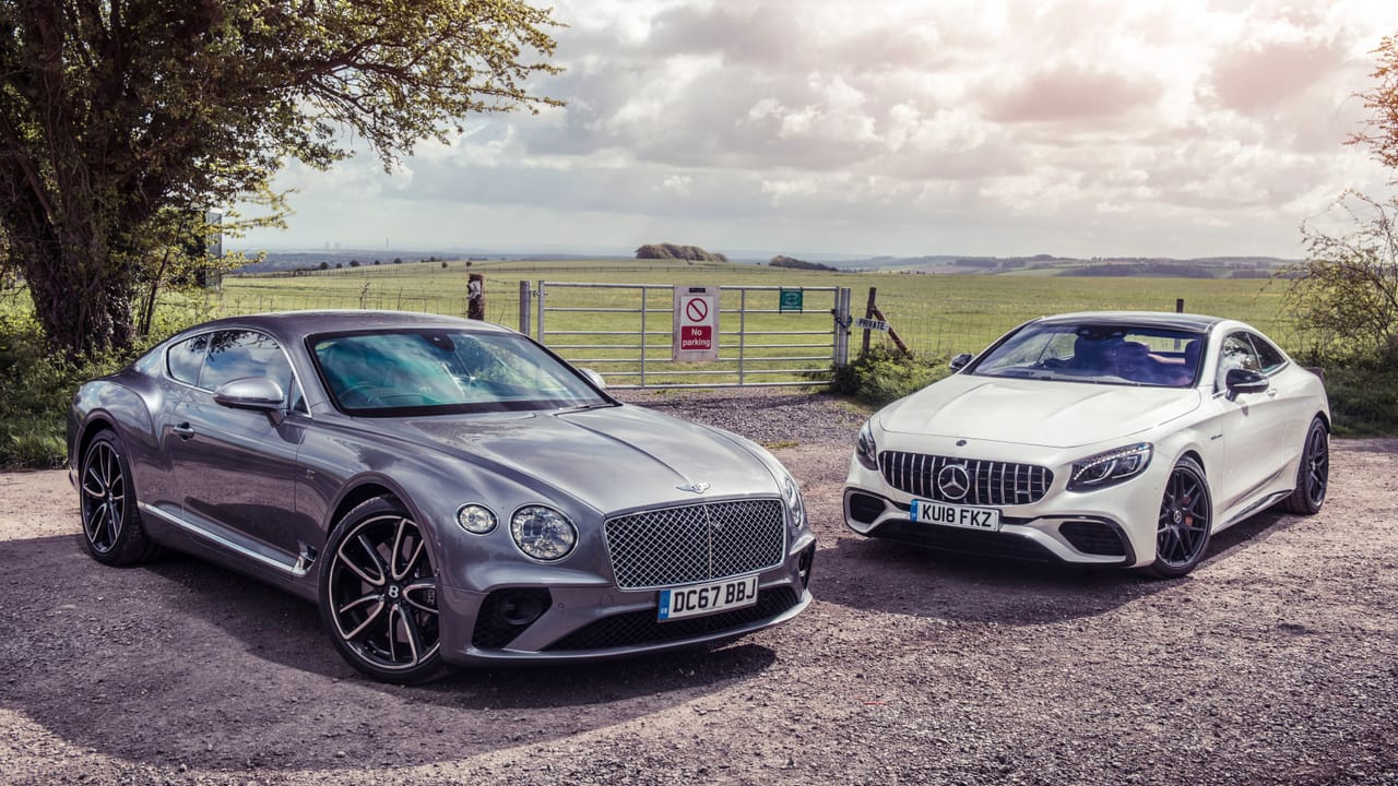 Bentley Continental GT vs Mercedes-AMG S63 Coupe | Top Gear