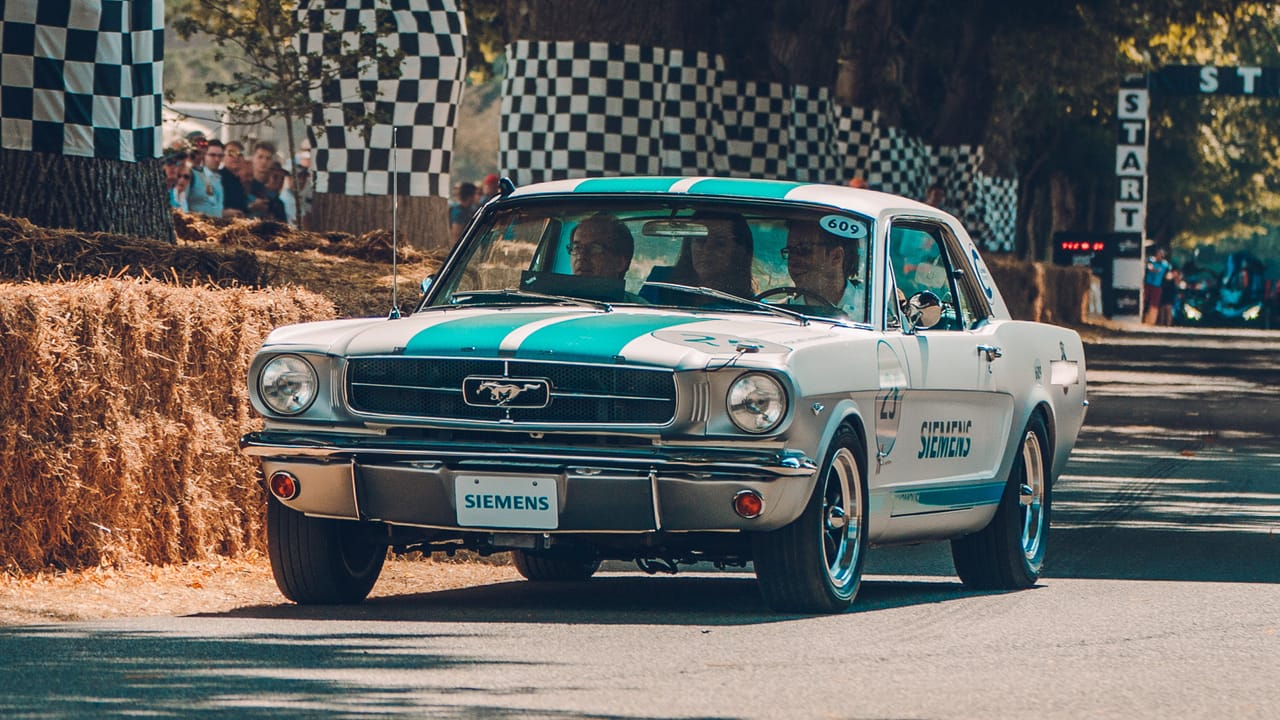We rode up the Goodwood hill in *that* autonomous Mustang | Top Gear