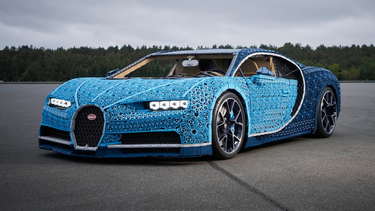 Behold: the full-size Lego Bugatti Chiron! | Top Gear