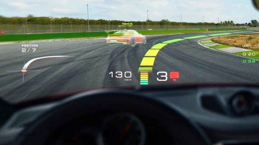 Porsche has invested in race instructor head-up displays | Top Gear