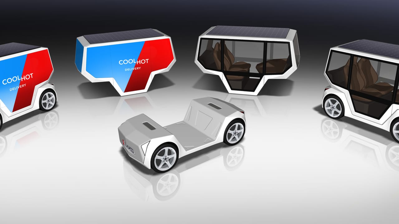 Rinspeed MicroSNAP is a van AND a taxi | Top Gear