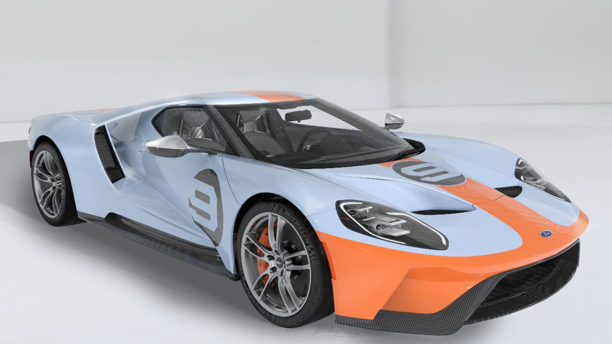 The first Ford GT Heritage Edition is being auctioned off | Top Gear