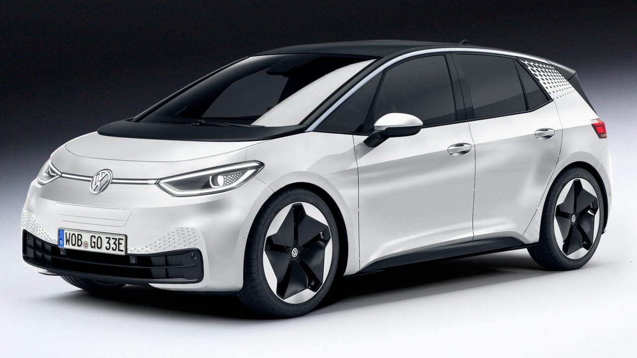 Here’s the electric Volkswagen ID.3 stripped of camouflage | Top Gear