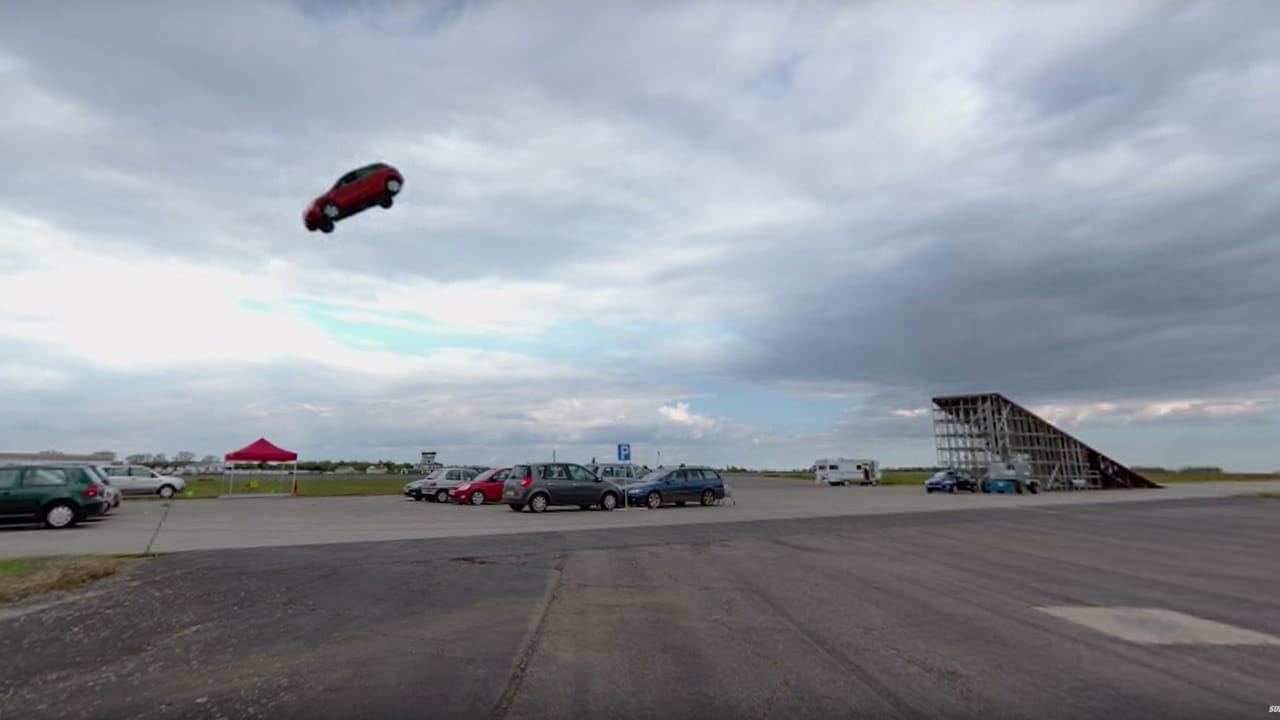 Take the wheel in Top Gear's car park jump! | Top Gear