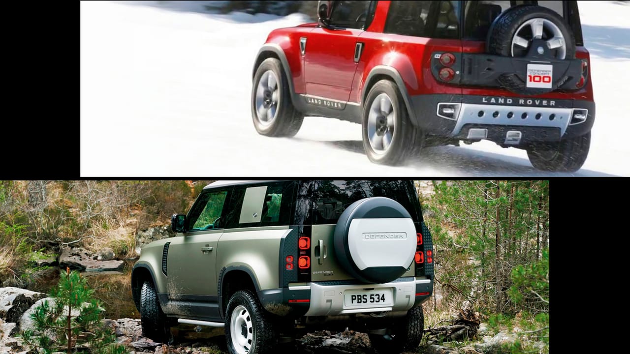 Do you prefer the new LR Defender or old DC100 concept? | Top Gear