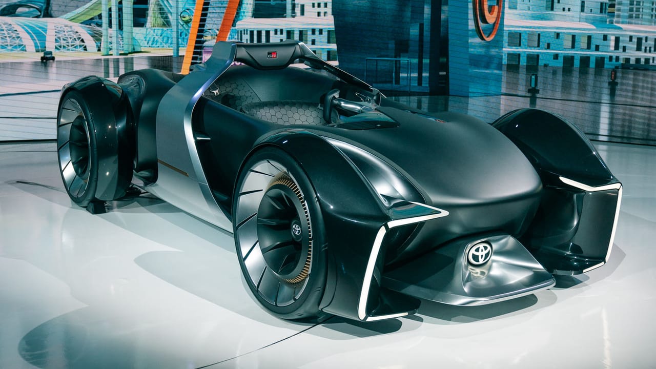 Toyota’s wild two-seater e-racer is a “racehorse” of the future | Top Gear