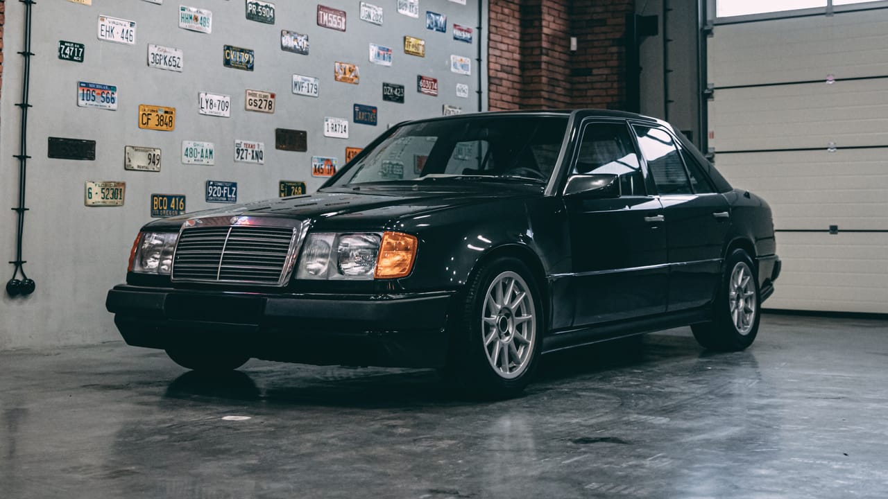This is a Frankenstein Merc 300E with a BMW M5 engine | Top Gear