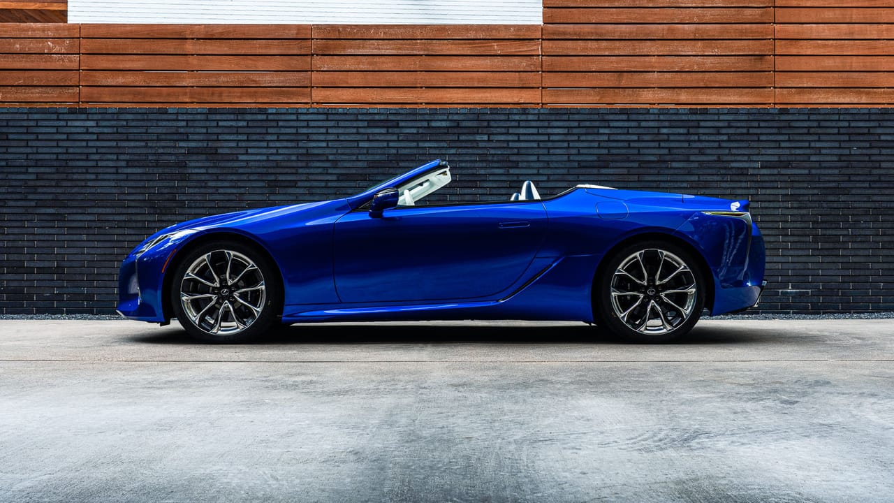 This is the lovely Lexus LC Convertible Regatta Edition | Top Gear