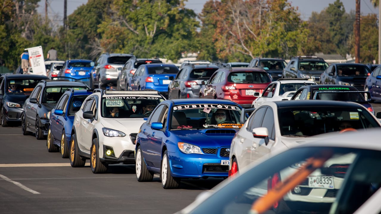 New world record: the largest ever gathering of Subarus | Top Gear