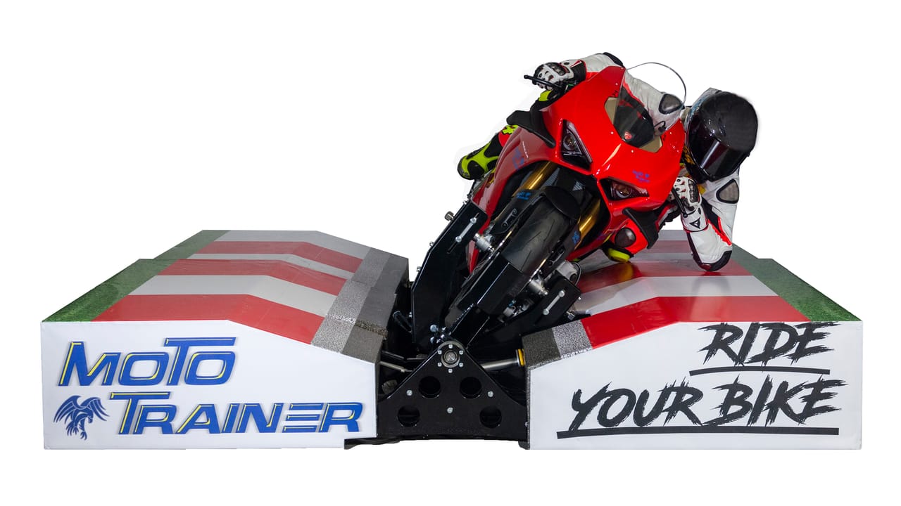 You can now use your motorbike as a racing sim | Top Gear