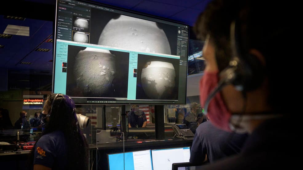 A six-wheeled, Mini-sized rover is currently parked on Mars | Top Gear