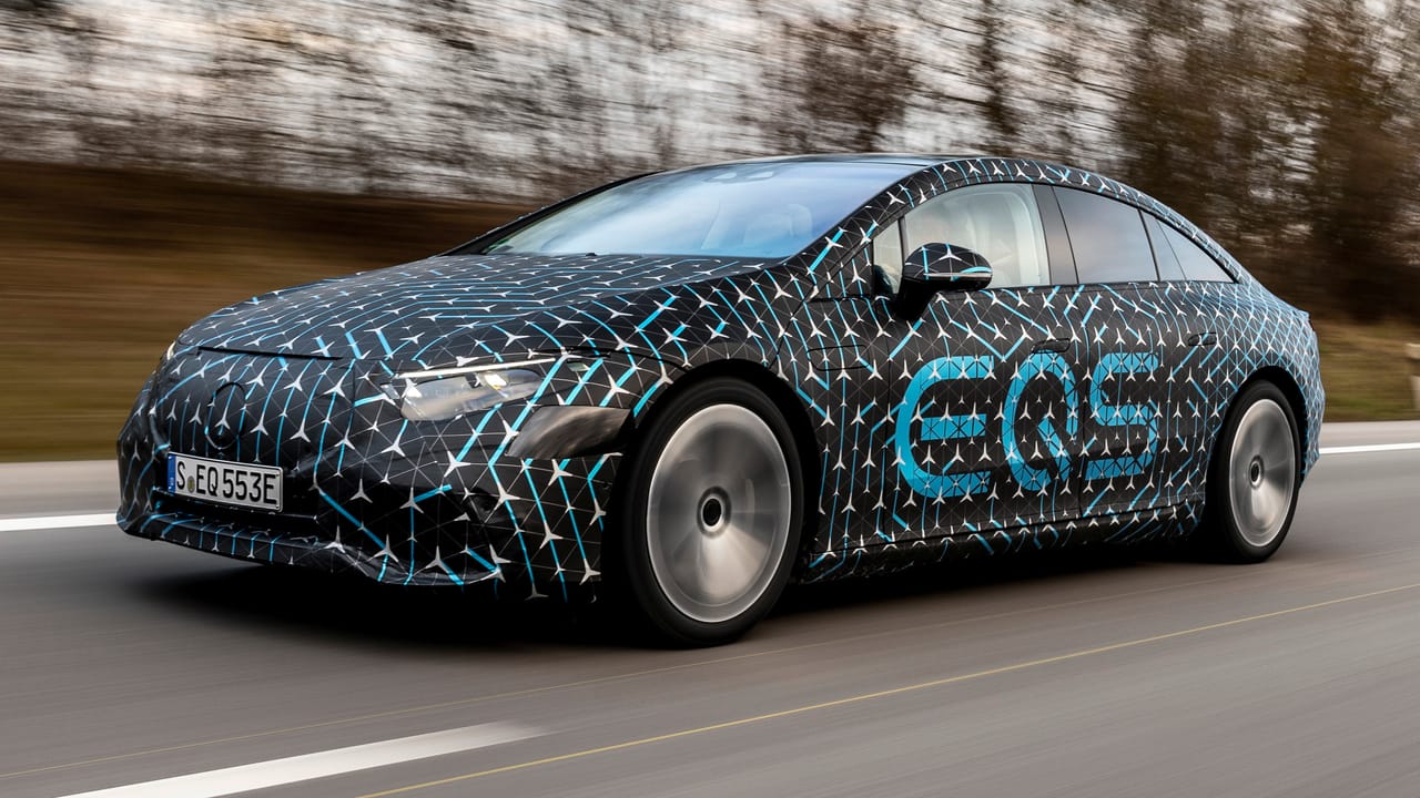 The Mercedes EQS will do 477 miles on one charge | Top Gear